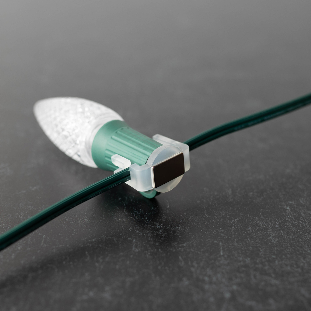 Magnetic C9 Light Clips - Pack of 100 — Elite Illumination