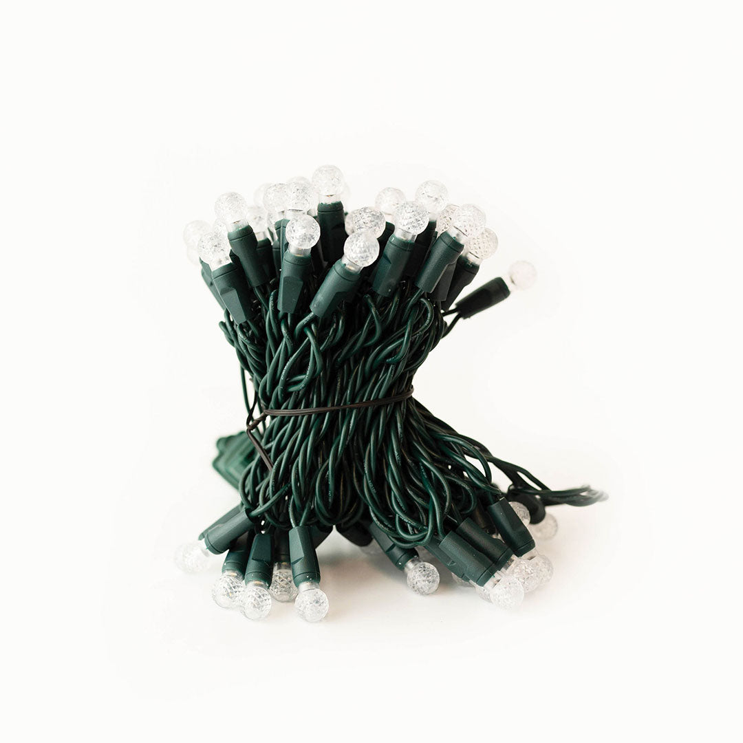 G12 LED 70 Bulb Strands - 4" Spacing - Pure / Cool White — Elite ...